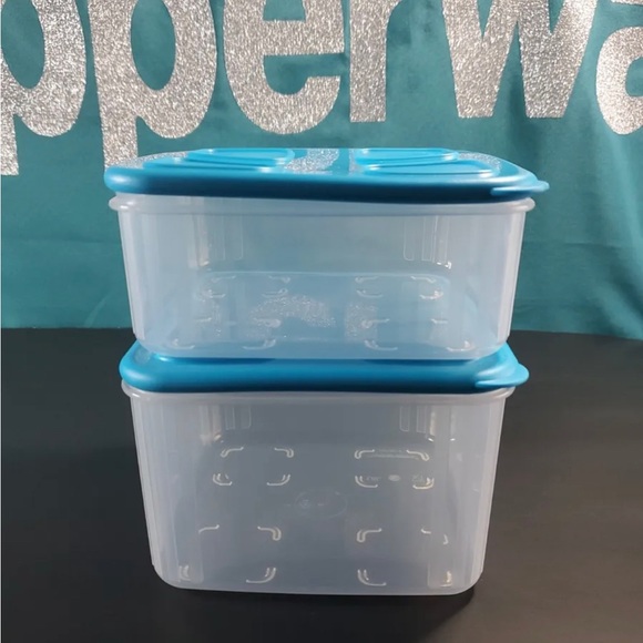 Tupperware | Kitchen | Tupperware Rectangular Clear Mates Set Of 2 In ...